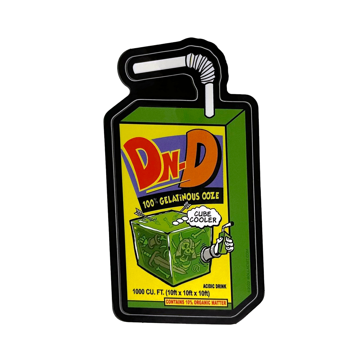 Gelatinous Cubic Cooler Sticker | Rollacrit